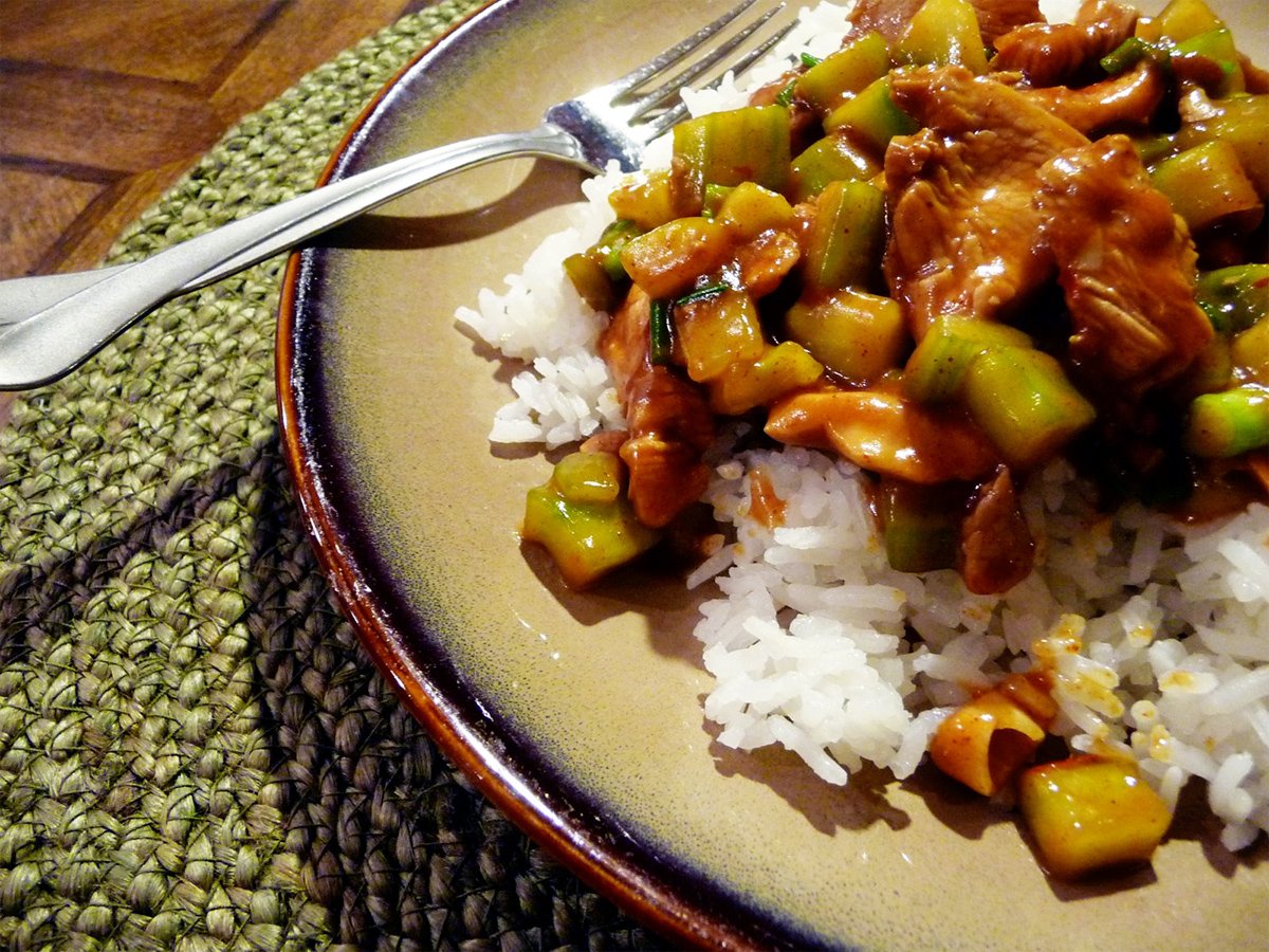 Cucumber Chicken - Cucumber Stir Fry Recipe | Good Life Eats®