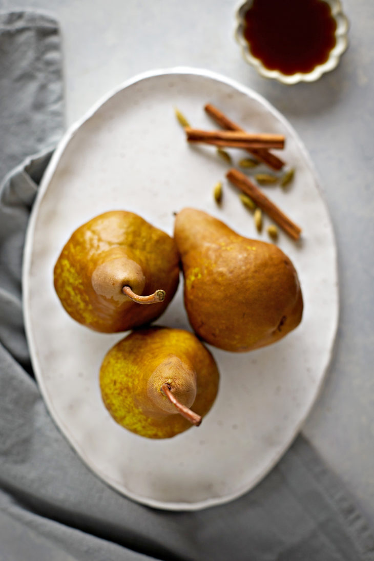 Maple and Cardamom Spiced Pear Compote | Good Life Eats®