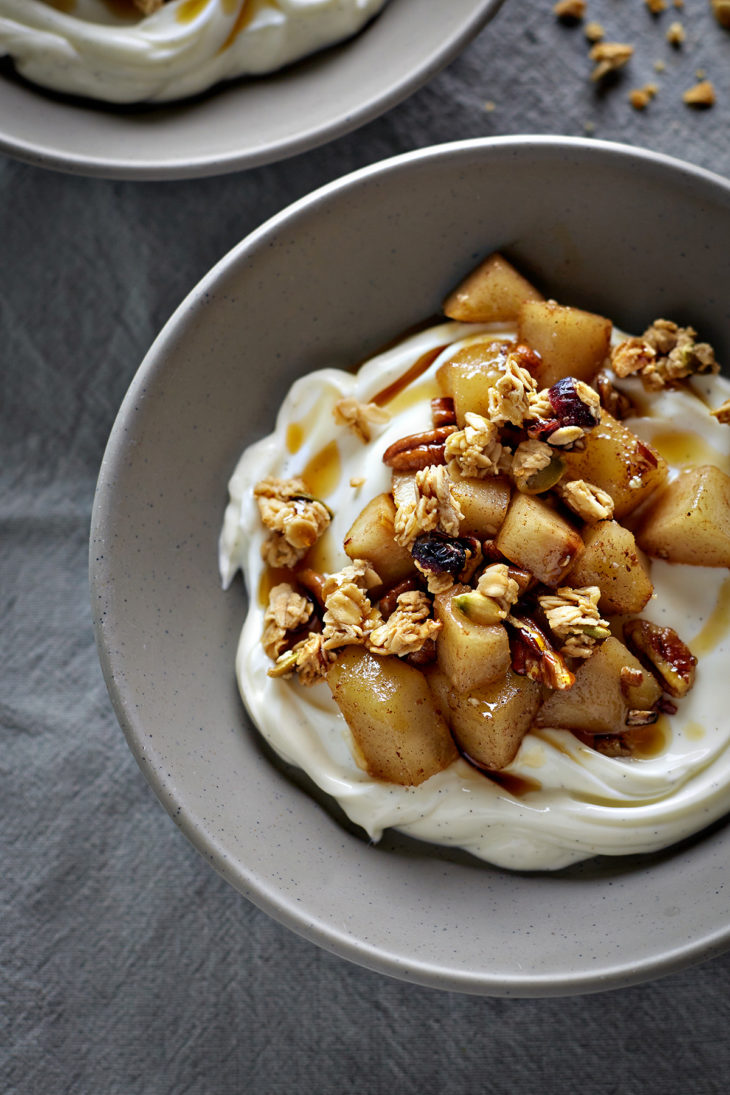 Maple and Cardamom Spiced Pear Compote | Good Life Eats®