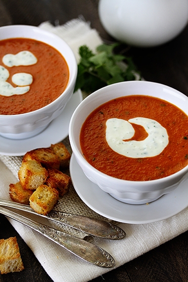 Roasted Red Pepper Soup Recipe | Good Life Eats