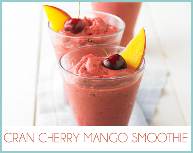 Cranberry Cherry Mango Smoothie | Good Life Eats
