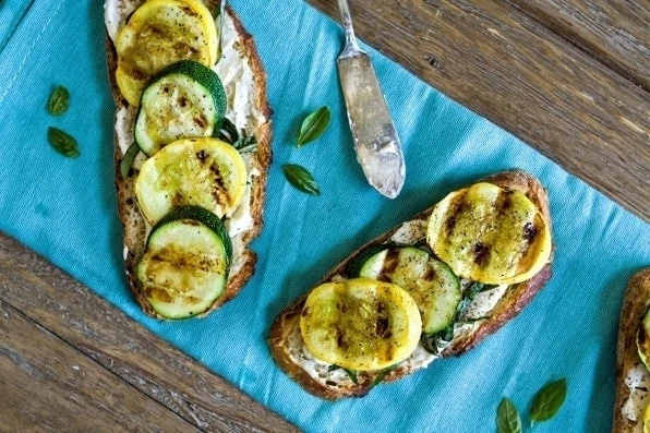 Grilled Summer Squash Sandwich | Good Life Eats
