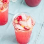 Sparkling Rhubarb Raspberry Lemonade | Good Life Eats
