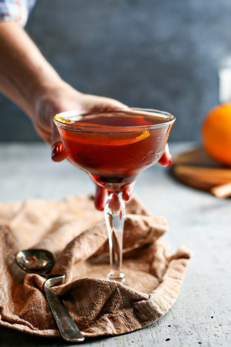 How to Make a Black Manhattan Cocktail | Good Life Eats®