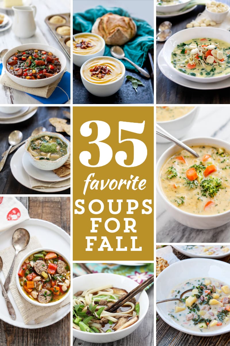 35 Soup Recipes for Fall (Favorites!) | Good Life Eats®