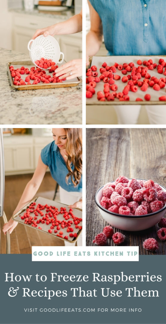 How to Freeze Raspberries + Frozen Raspberry Recipes