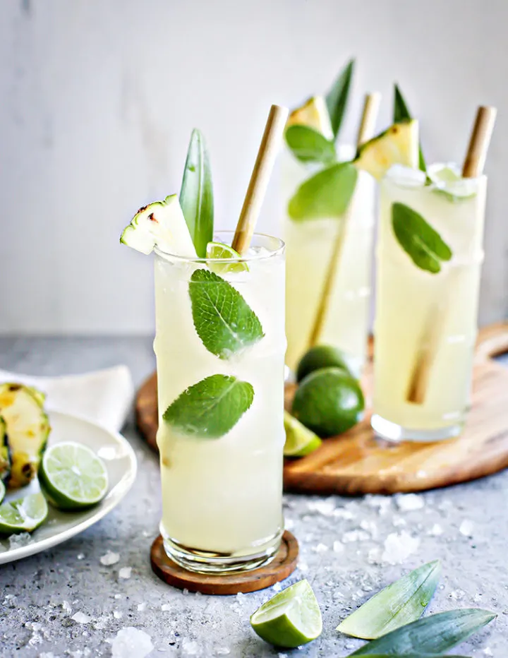 Pineapple Cooler Recipe: The Best Pineapple Lime Drink (So EASY ...