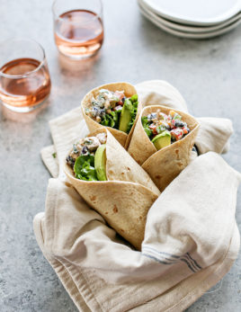 Easy Southwest Chicken Salad Wrap Recipe | Good Life Eats®