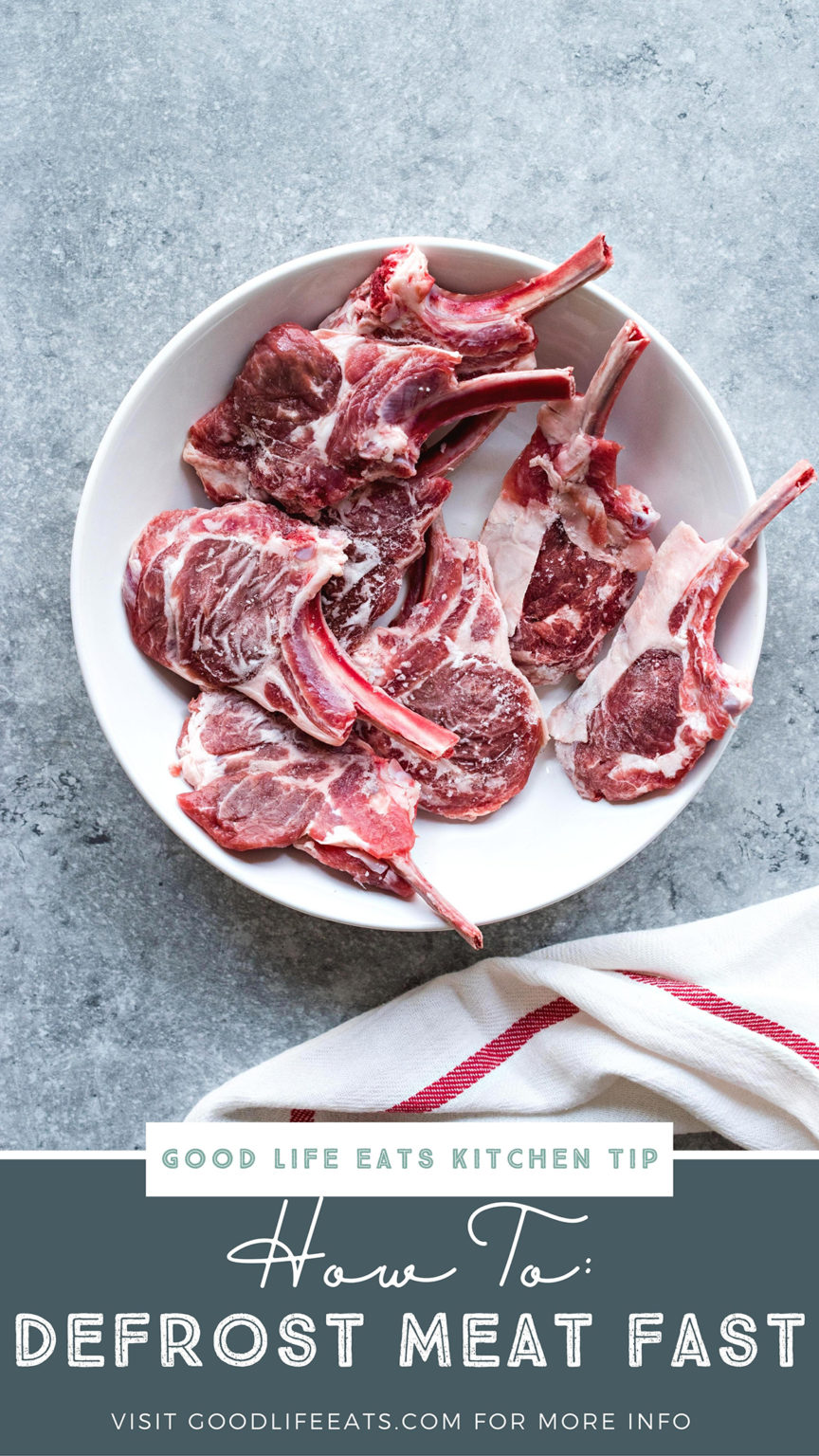 How to Defrost Meat (3 Easy Ways!) (3 Ways!)| Good Life Eats®