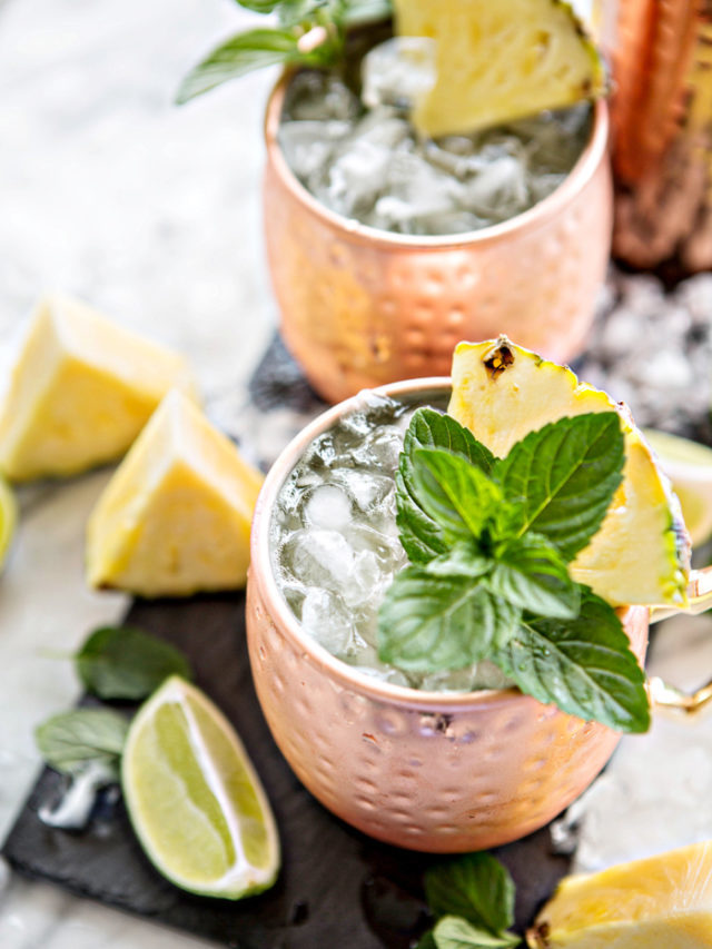 Fruity Pineapple Mint Moscow Mules: Refreshing Summer Twist! | Good ...