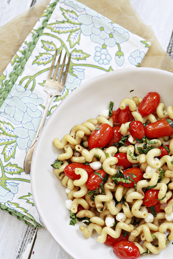 Easy Pasta Caprese Recipe | Good Life Eats®