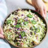 The Best Creamy Jalapeño BBQ Coleslaw | Good Life Eats
