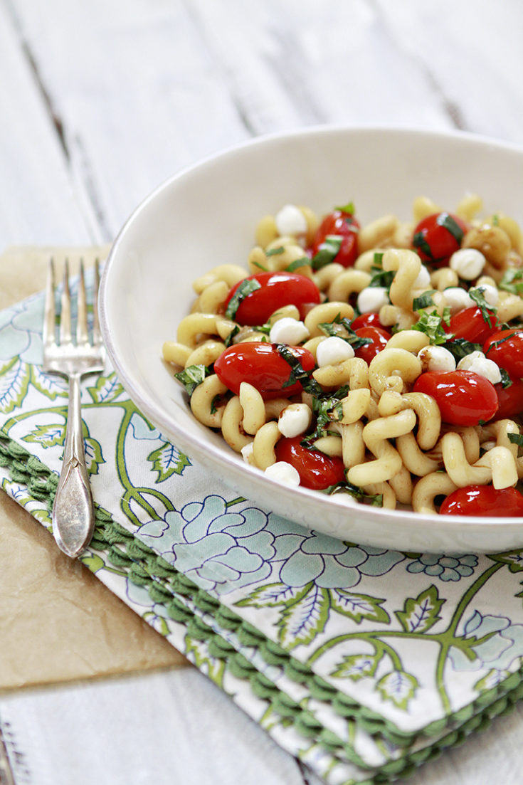 Easy Pasta Caprese Recipe | Good Life Eats®