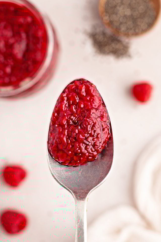 Easy Raspberry Chia Jam (Made in 20 Minutes!) | Good Life Eats®