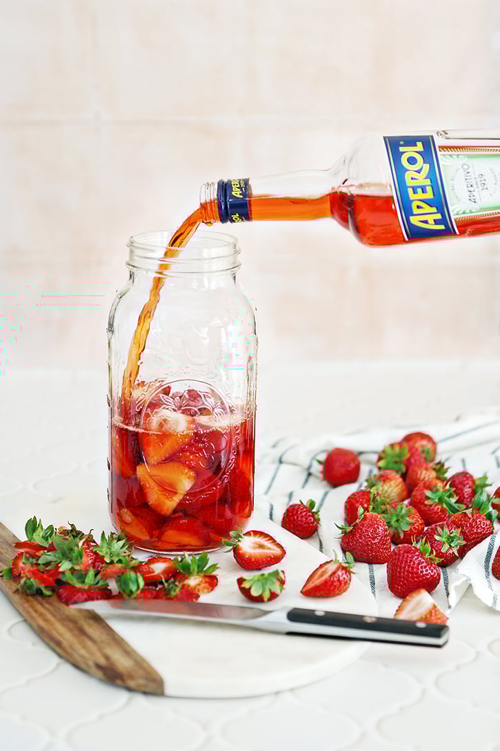 Strawberry Aperol Spritz (The Best Summer Cocktail!) | Good Life Eats®