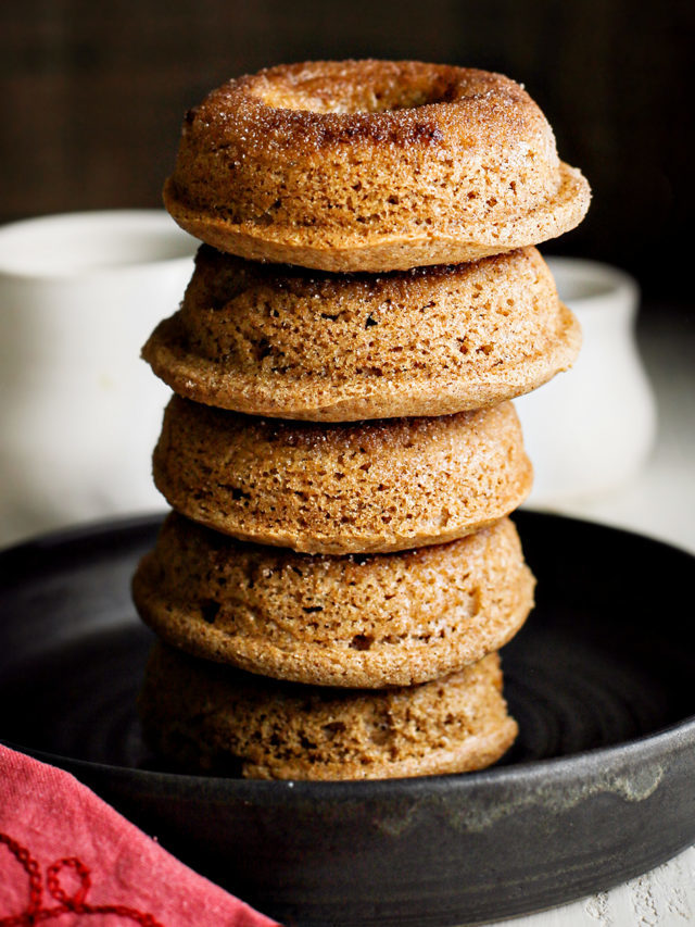 How to Make EASY Baked Whole Wheat Cinnamon Sugar Donuts | Good Life Eats