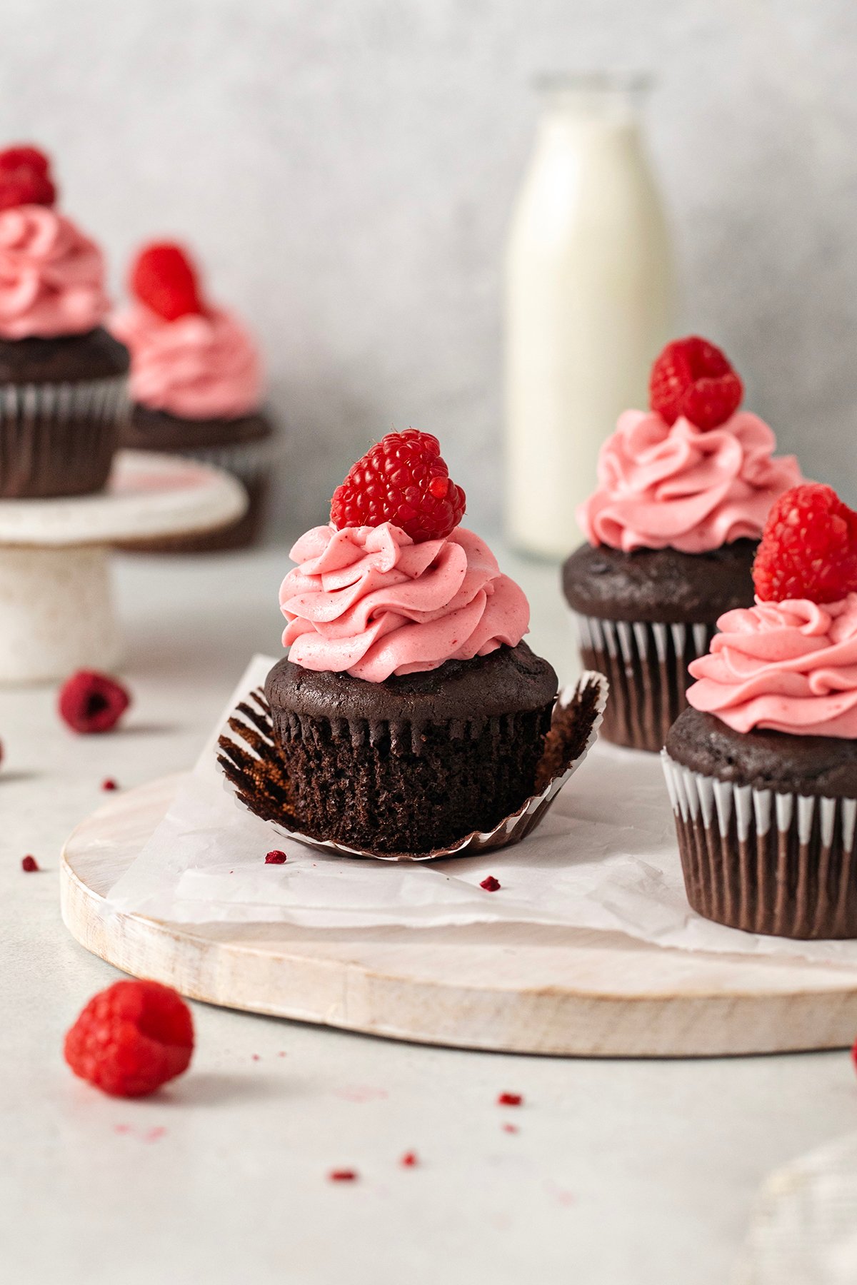 Chocolate Raspberry Cupcakes Recipe | Good Life Eats®