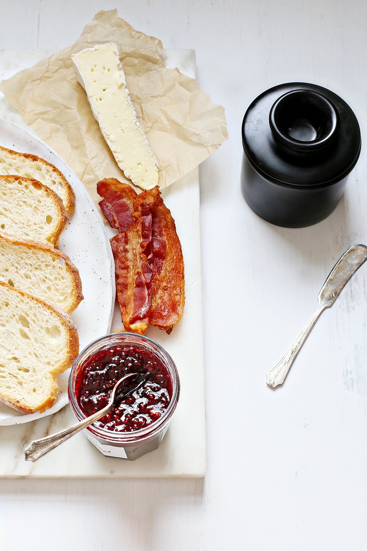 Bacon and Brie Grilled Cheese with Jam | Good Life Eats