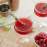 Raspberry Cosmopolitan Cocktail | Good Life Eats®