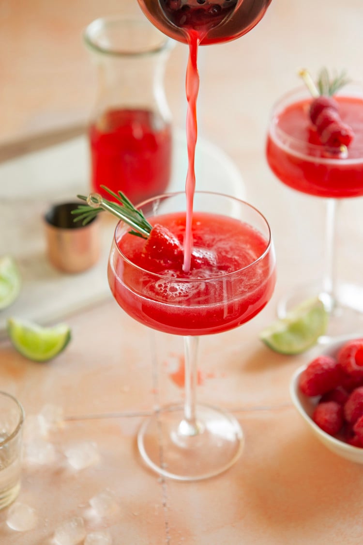 Raspberry Cosmopolitan Cocktail | Good Life Eats®