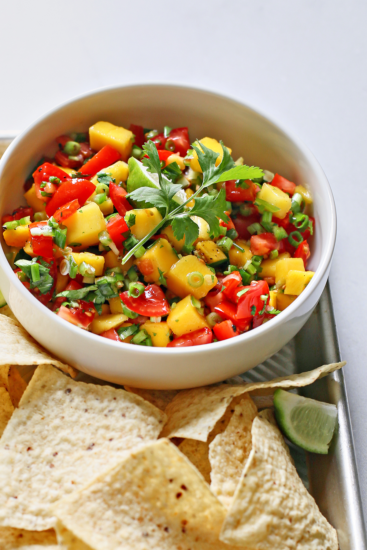 Recipe for Fresh Tomato Mango Salsa (So Easy!) | Good Life Eats