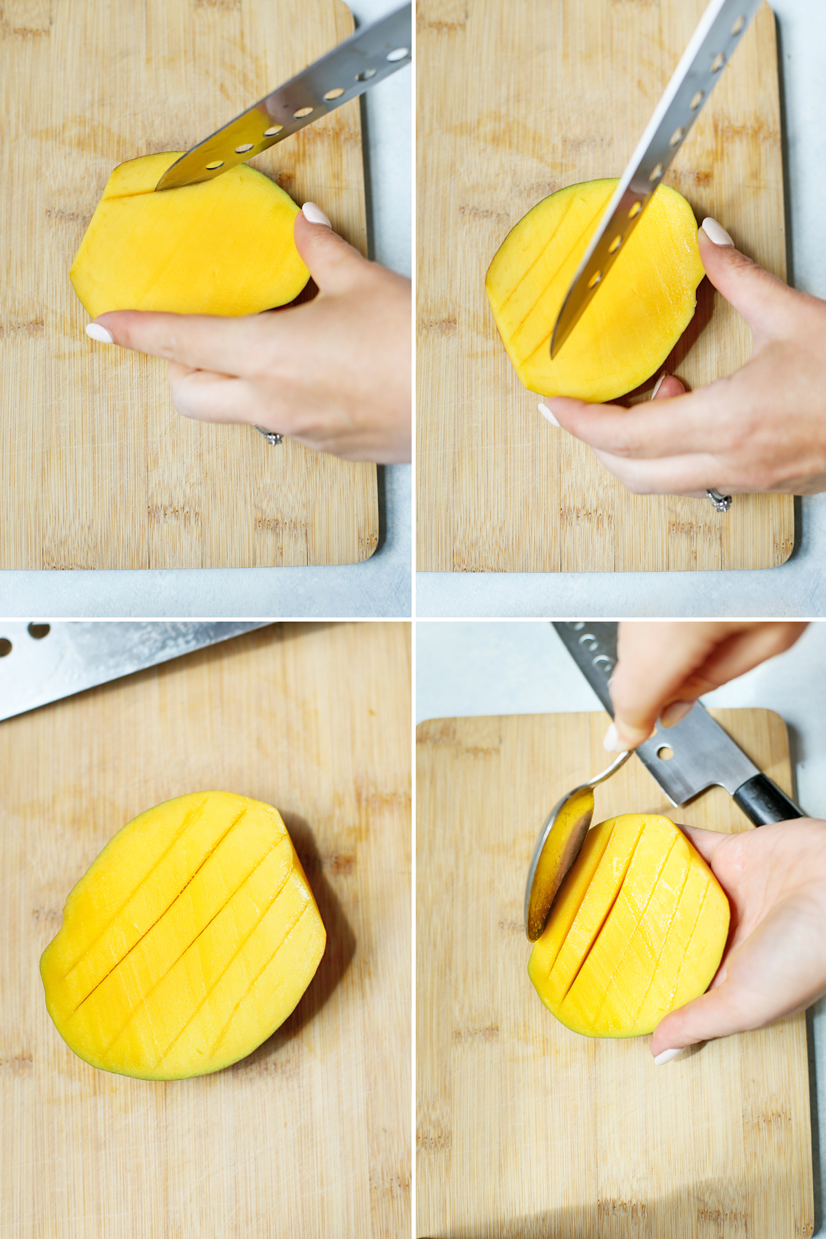 How to Cut a Mango (Slices, Cubes & More)| Good Life Eats®