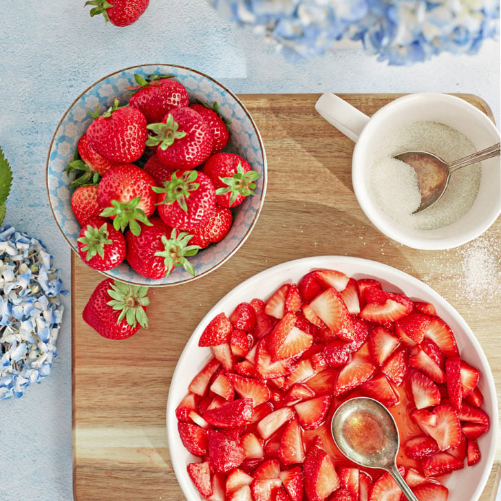 Macerated Strawberries | Good Life Eats®