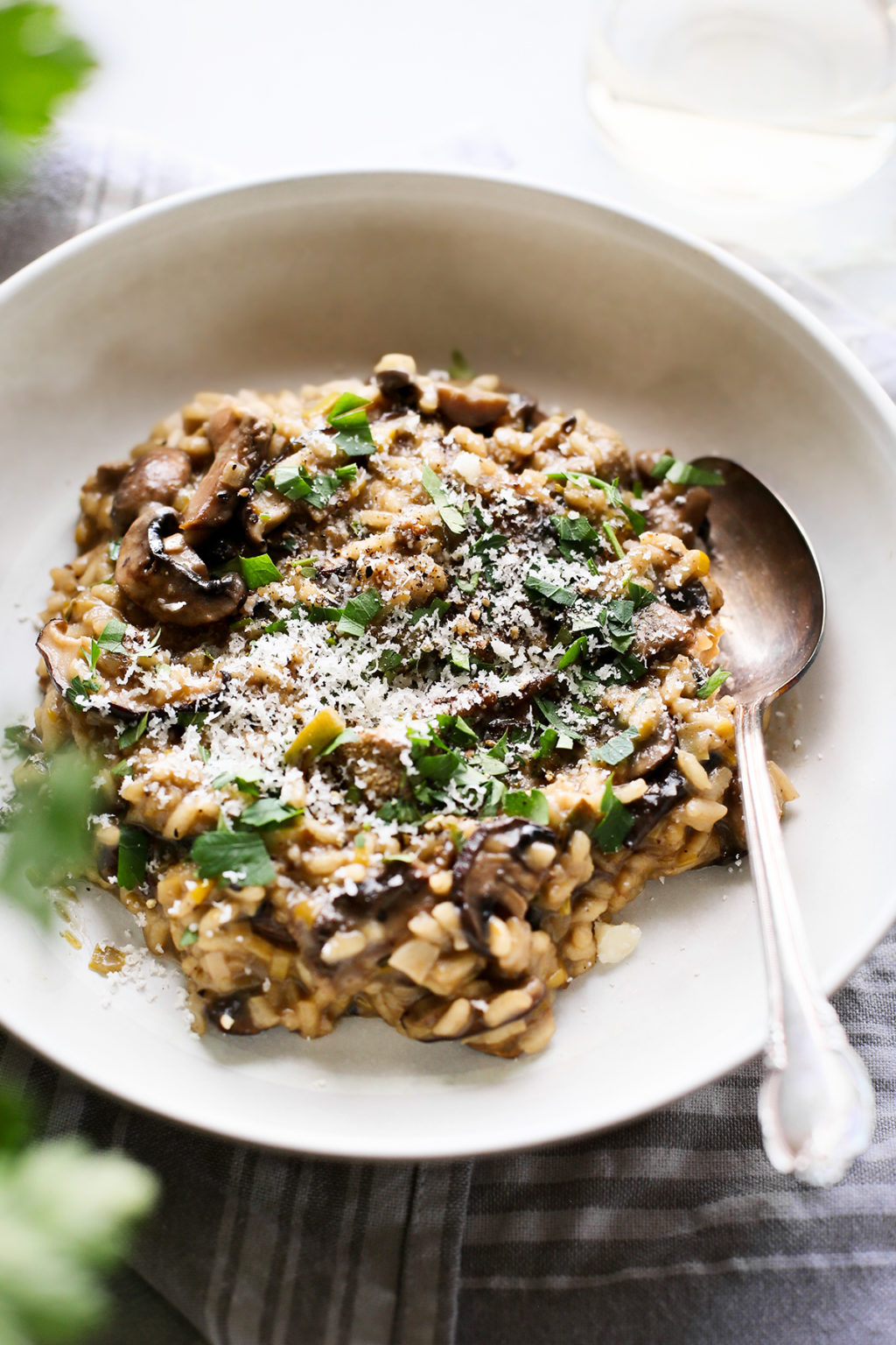 Creamy Roasted Mushroom Risotto | Good Life Eats®