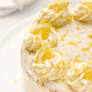 Lemon Layer Cake with Lemon Cream Cheese Frosting | Good Life Eats