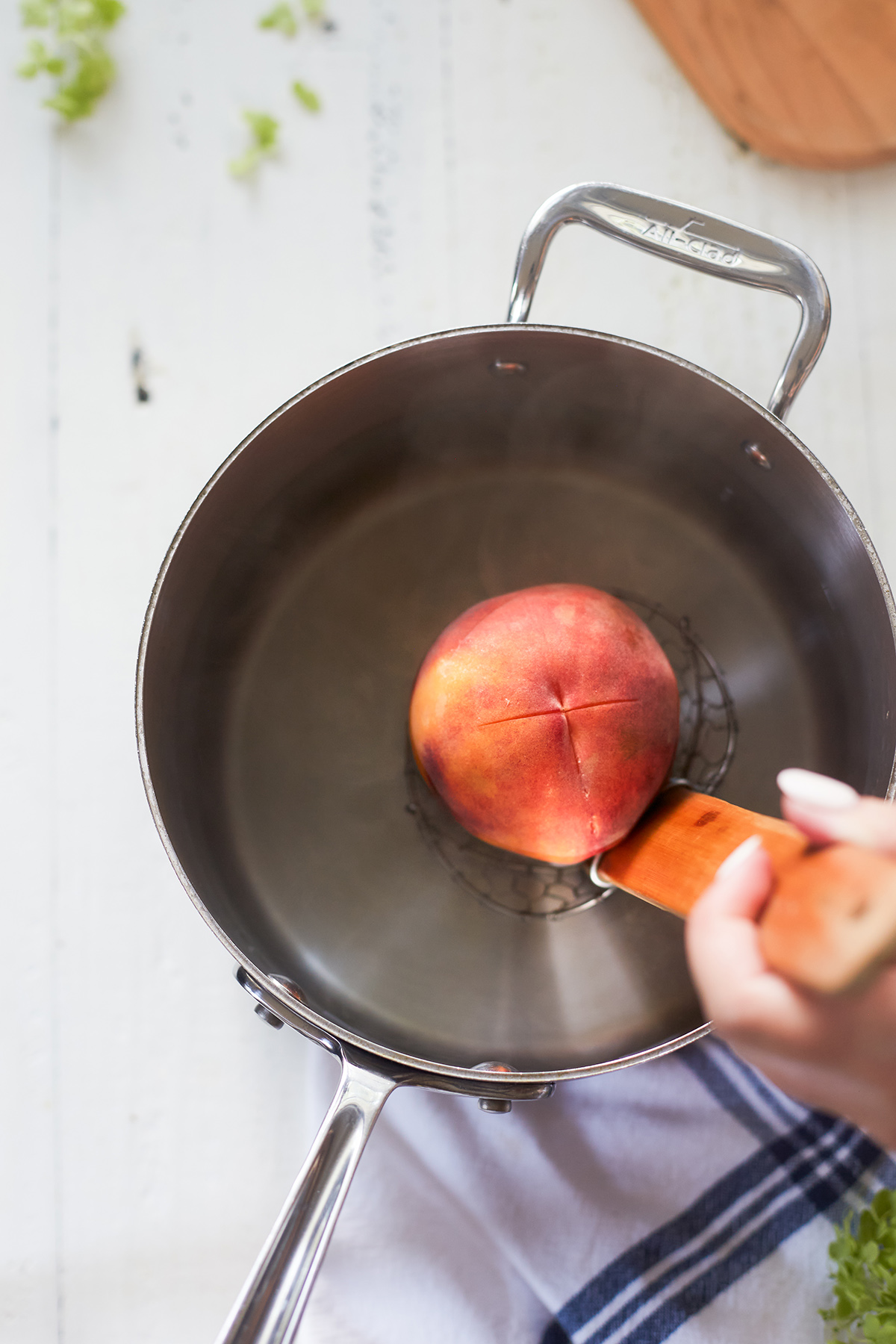 How to Peel Peaches (Fast & Easy!) | Good Life Eats
