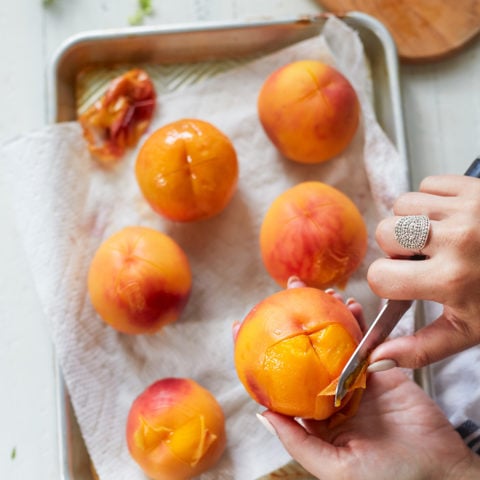 How to Peel Peaches (Fast & Easy!) | Good Life Eats