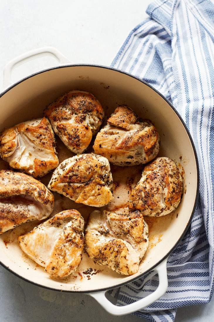 Herbs de Provence Chicken in White Wine Tomato Sauce | Good Life Eats