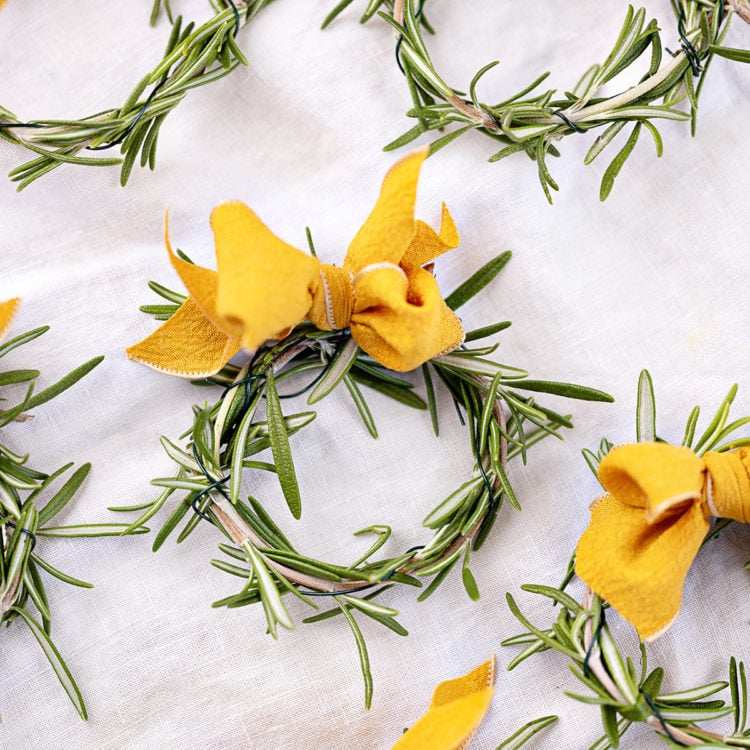 DIY Mini Rosemary Wreaths | Good Life Eats®