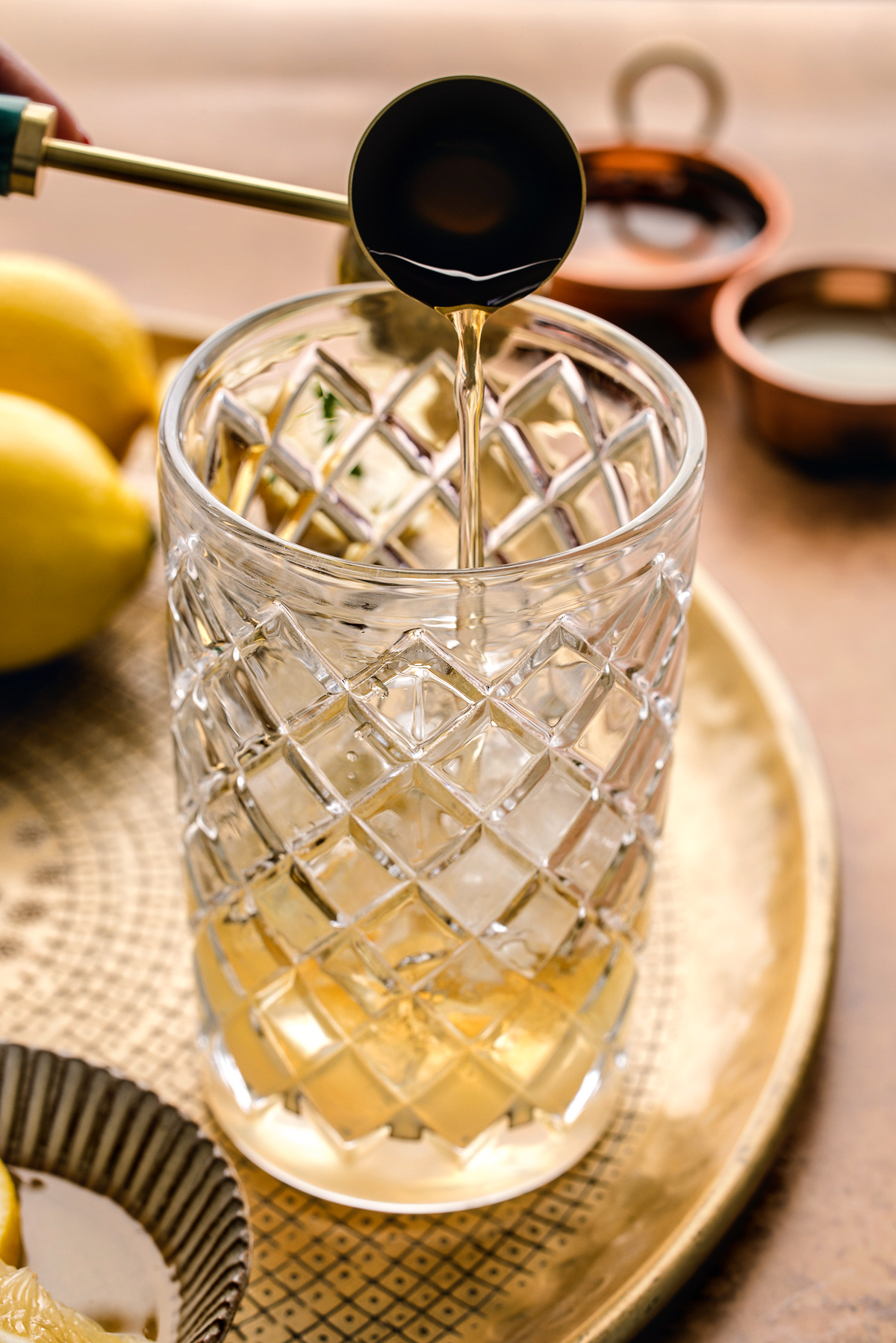 Bourbon Gold Rush Cocktail | Good Life Eats®