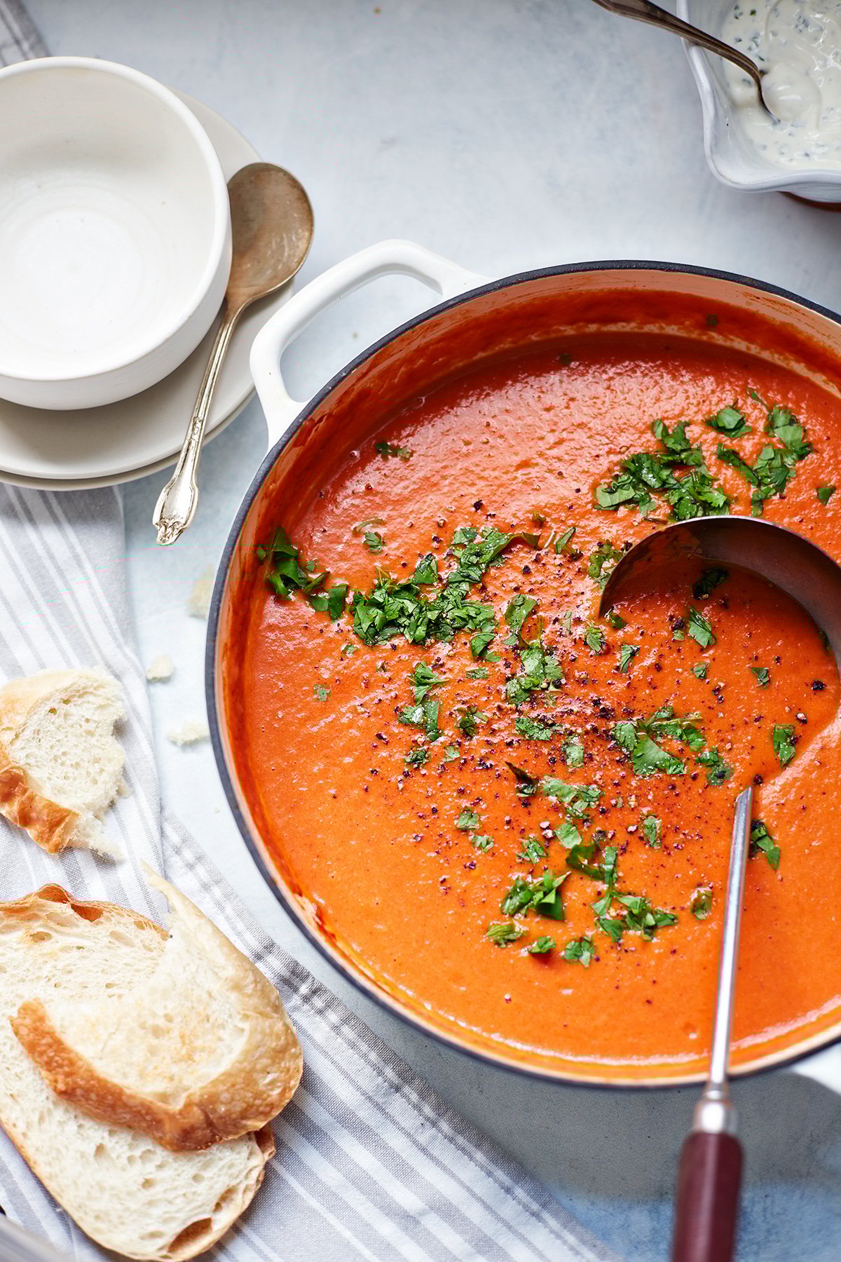 Roasted Red Pepper Soup Recipe | Good Life Eats®