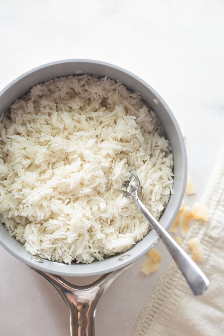 Creamy Coconut Milk Rice Recipe | Good Life Eats®