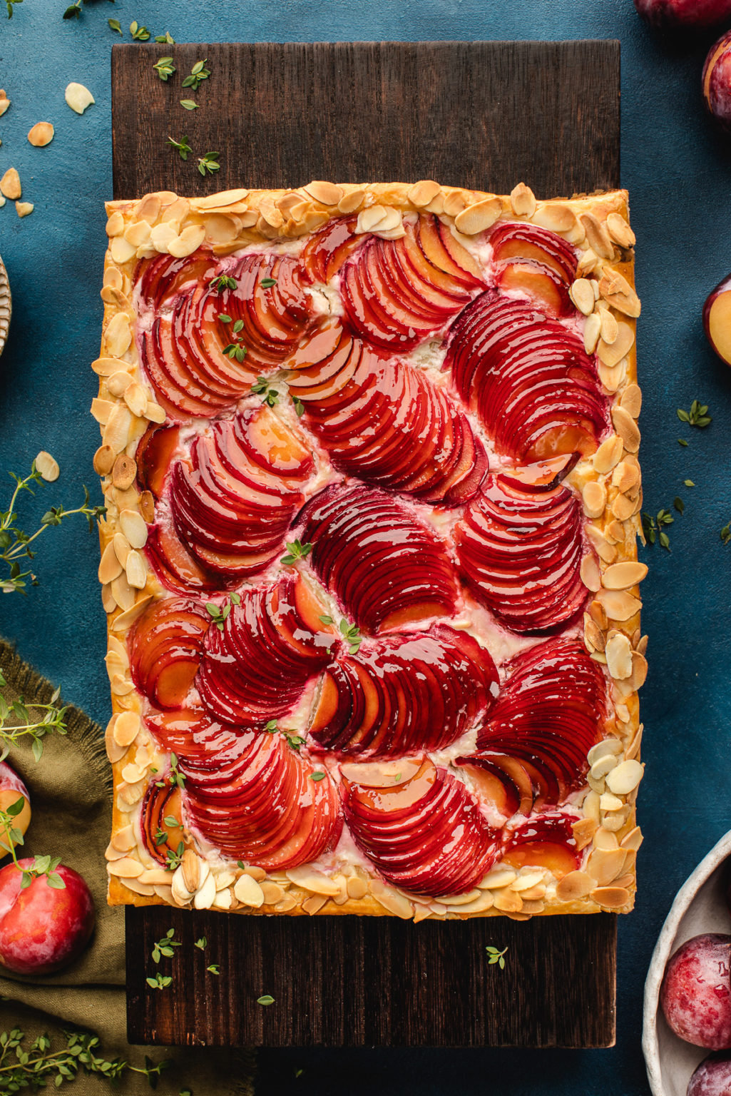 Puff Pastry Plum Tart | Good Life Eats®