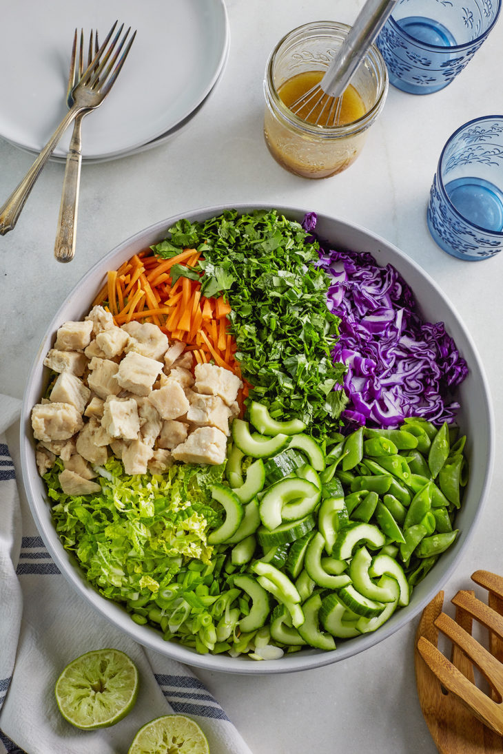 Crunchy Asian Chicken Cabbage Salad | Good Life Eats®