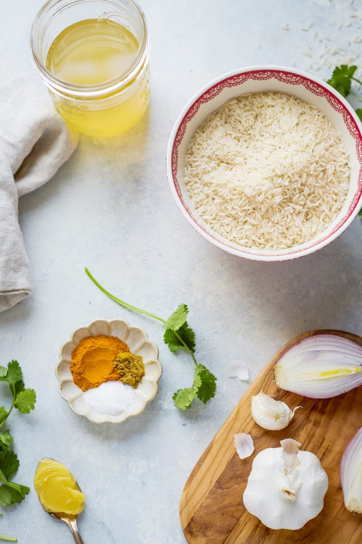 10-Minute Instant Pot Turmeric Rice | Good Life Eats®