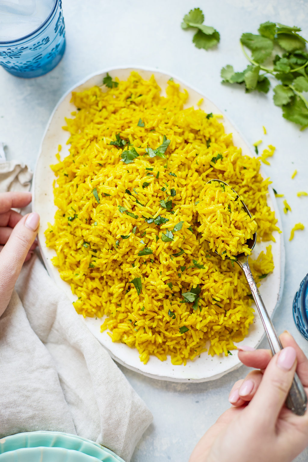 10-Minute Instant Pot Turmeric Rice | Good Life Eats®