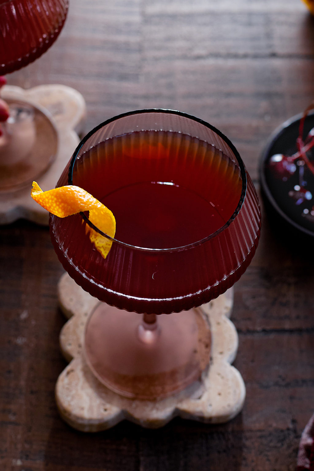 Festive Christmas Manhattan Cocktail | Good Life Eats®